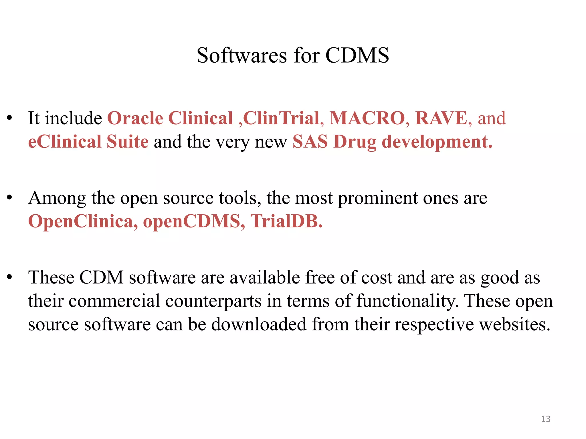 Role of computer in clinical development | PPTX