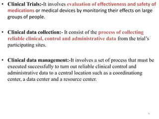 Role of computer in clinical development | PPTX