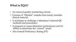 External Quality Assessment.pptx 2024 University of Zimbabwe | PPTX