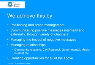 External relations overview presentation | PPTX