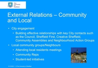 External relations overview presentation | PPTX