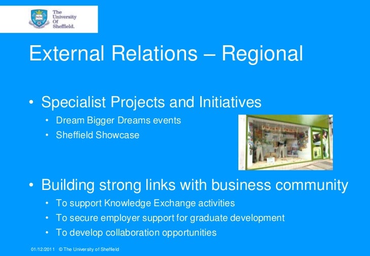 External relations overview presentation