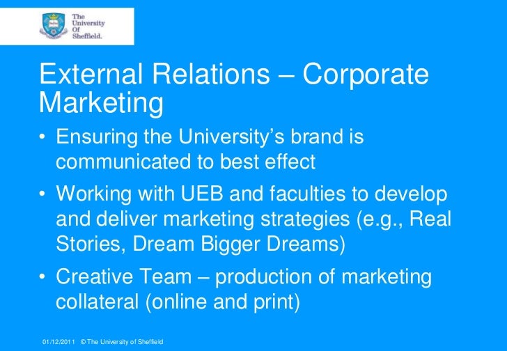 External relations overview presentation