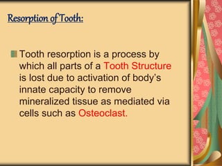 External resorption | PPT