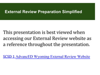External Review Preparation Simplified: How Internal Reviews Can Drive ...