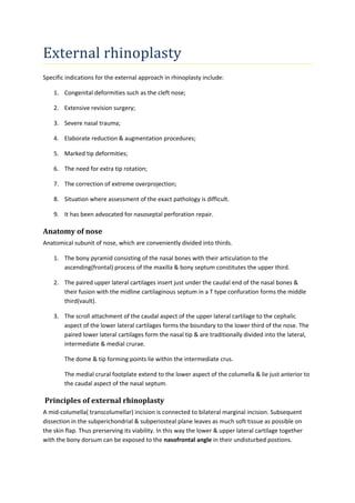 External rhinoplasty | DOC