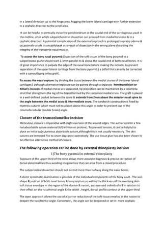 External rhinoplasty | DOC