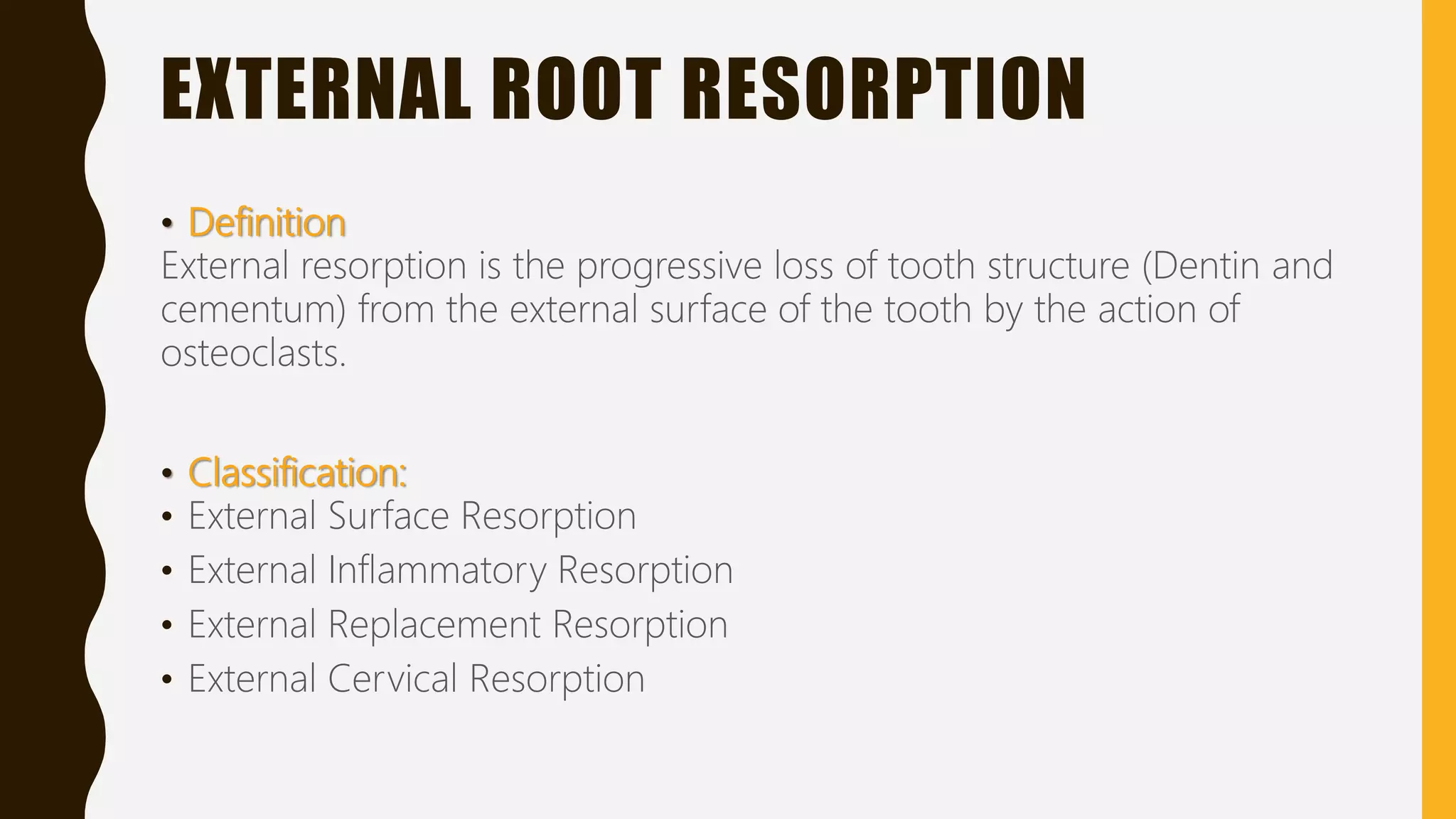 External Root Resorption Err Pptx