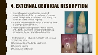 External root resorption (ERR) | PPTX