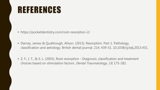 External root resorption (ERR) | PPTX