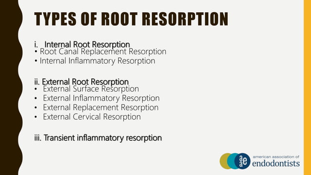 External root resorption (ERR) | PPTX | Dental Health | Diseases and ...