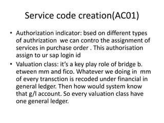 sap mm External service managment | PPTX