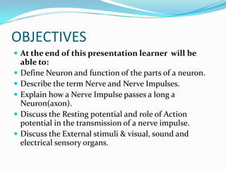 External stimuli final presentation by zahid bhatti | PPTX