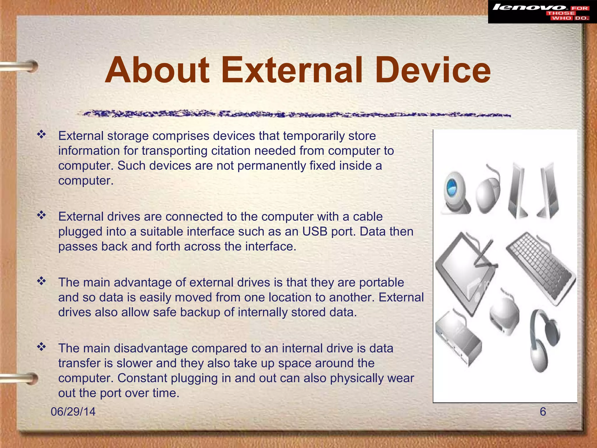 External storage devices | PPT