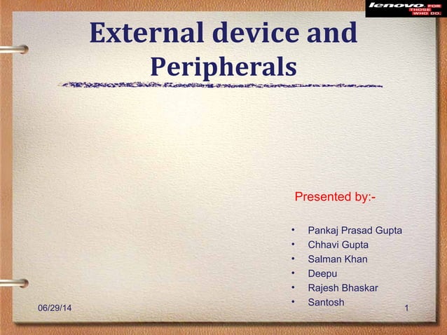External storage devices | PPT