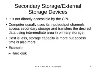 External storage devices and basics of file | PDF
