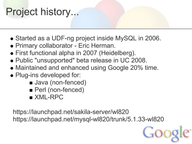 External Language Stored Procedures for MySQL | PDF