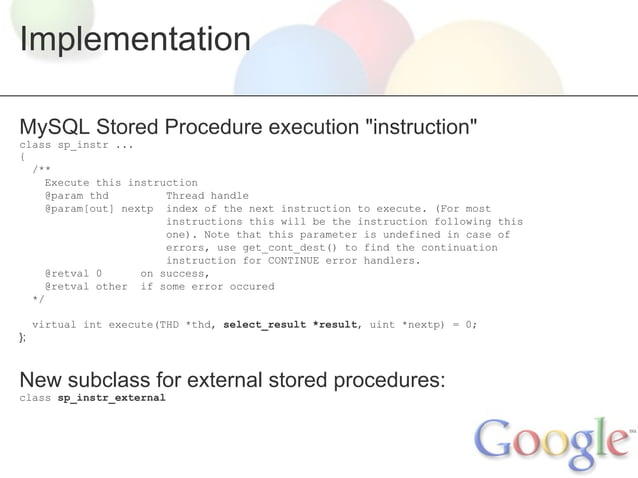 External Language Stored Procedures for MySQL | PDF