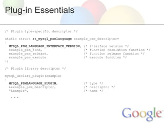 External Language Stored Procedures for MySQL | PDF