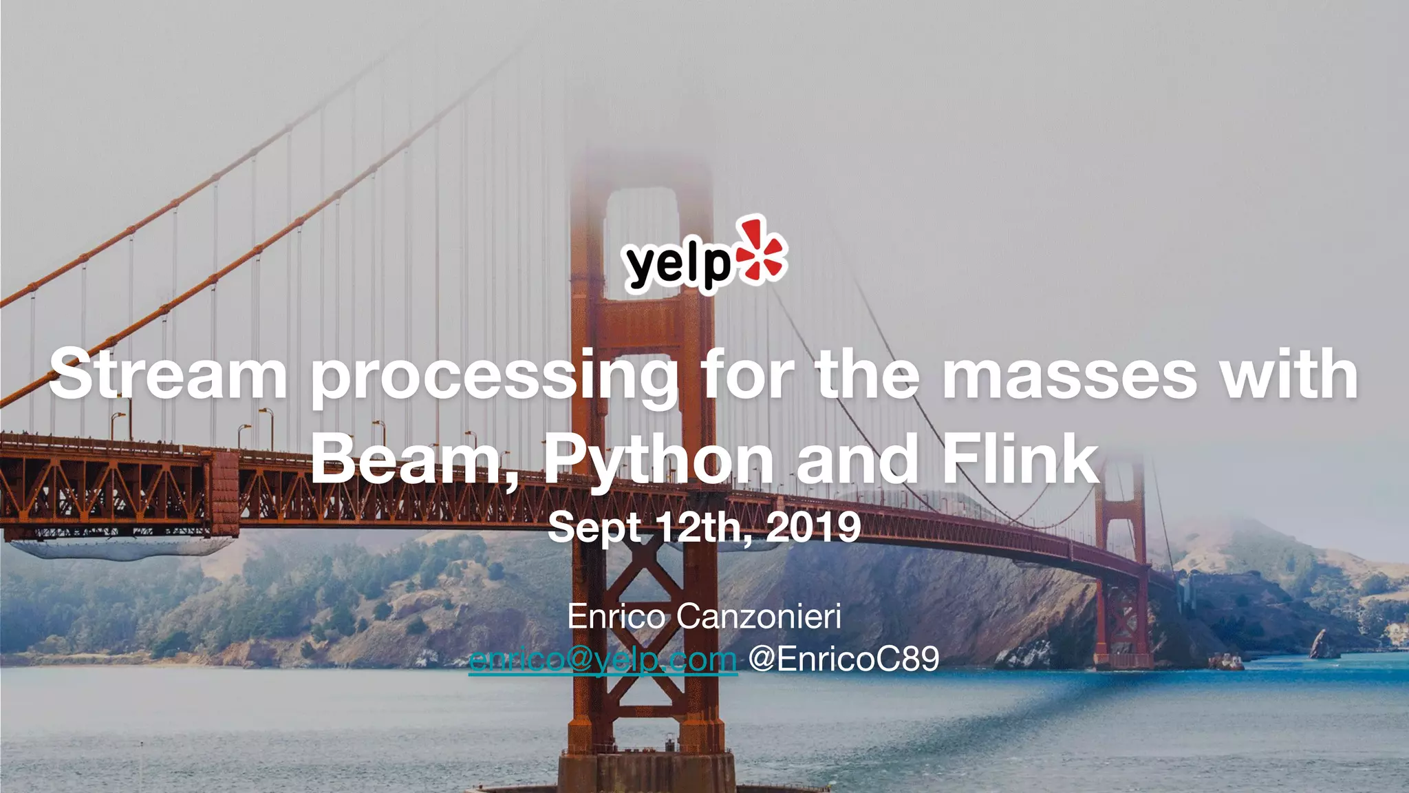 Stream Processing For The Masses With Beam Python And Flink Ppt