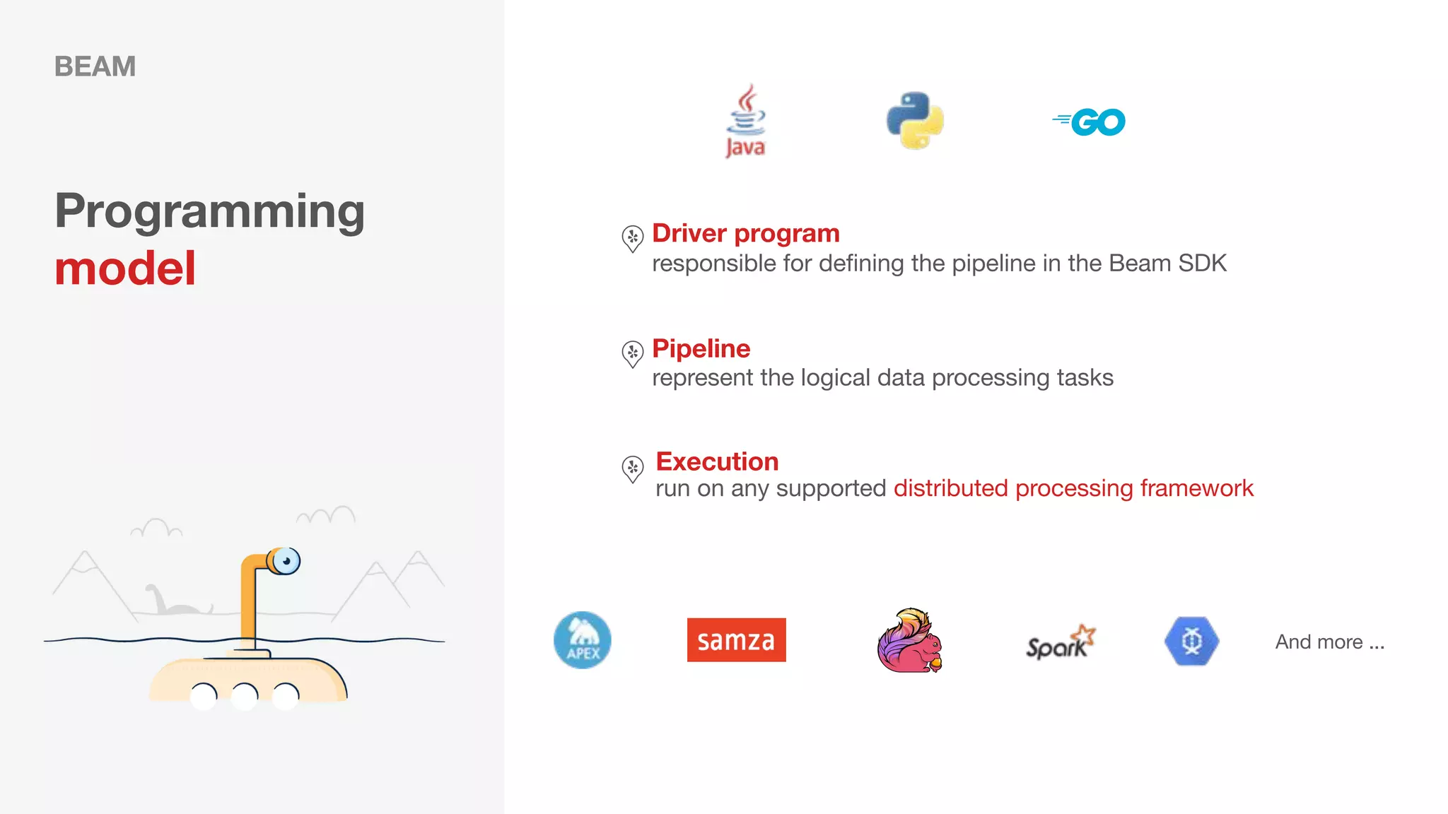 Stream processing for the masses with beam, python and flink | PPT
