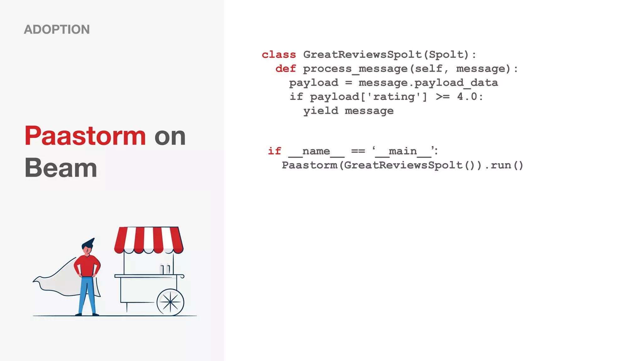 Stream processing for the masses with beam, python and flink | PDF