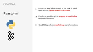 Stream processing for the masses with beam, python and flink | PDF
