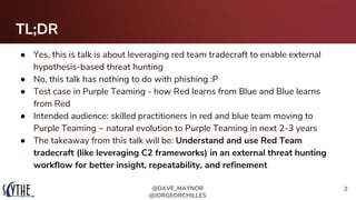 External Threat Hunters are Red Teamers | PPT