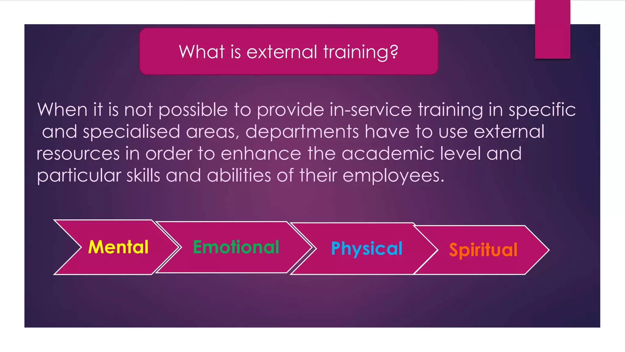 External training | PPTX