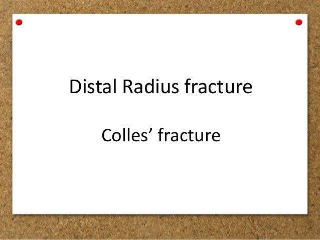 Distal Radius Fracture Classification Visionsserg