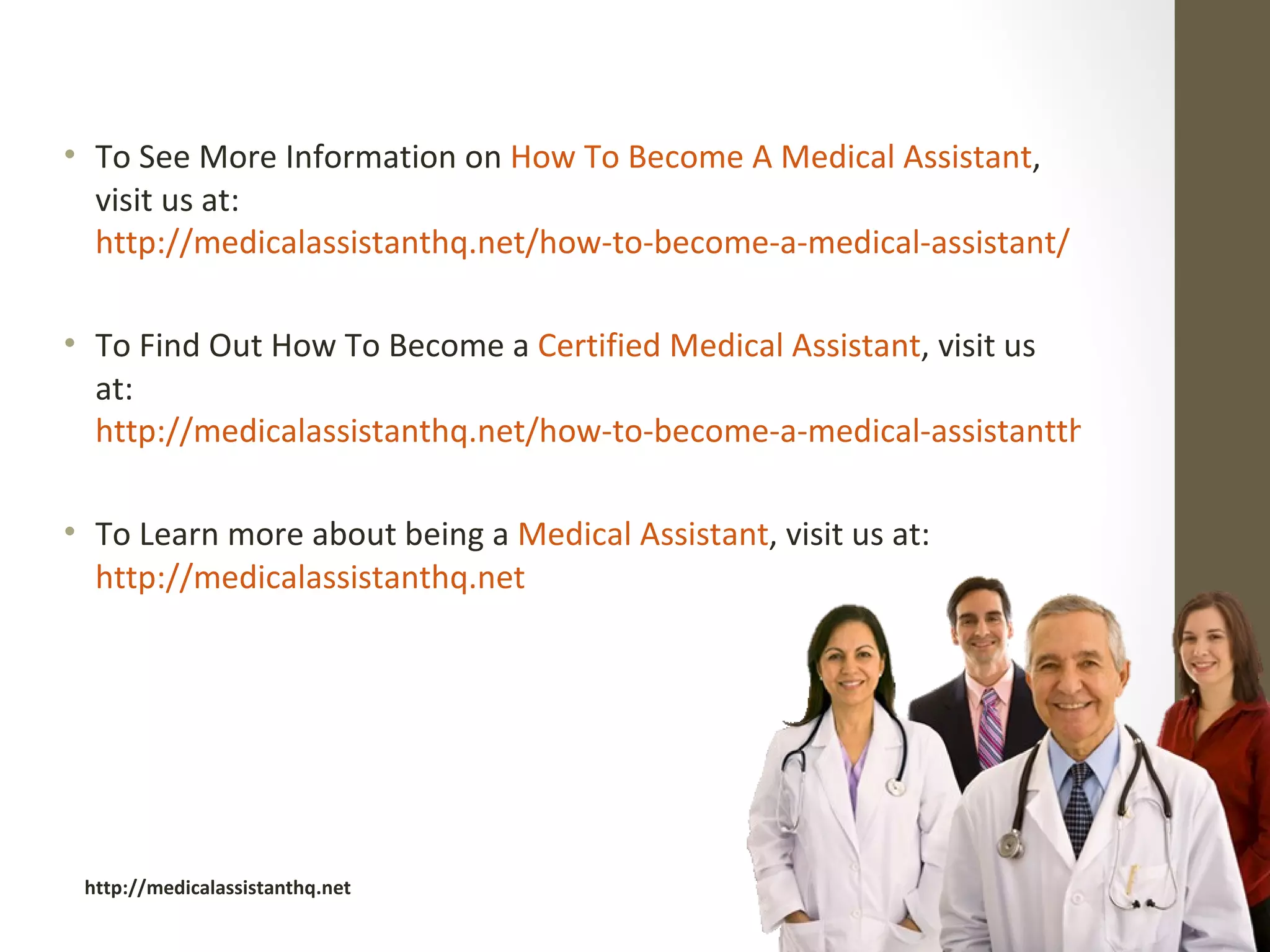 Externship for Medical Assistants | PPT