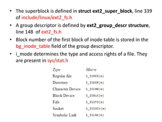 Ext filesystem4 | PPTX | Operating Systems | Computer Software and Applications