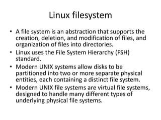 Ext filesystem4 | PPTX | Operating Systems | Computer Software and Applications