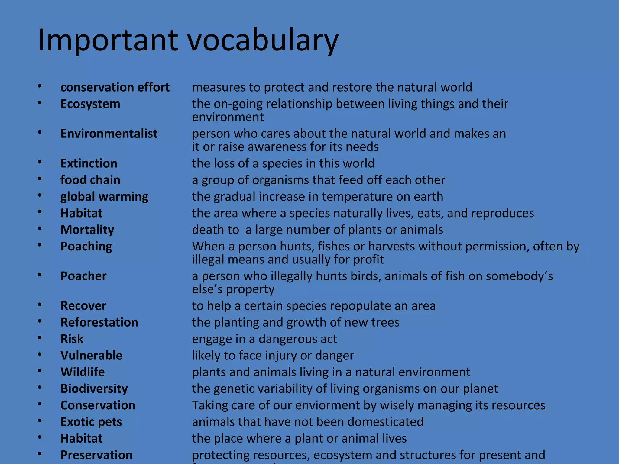 Extinct, endangered or threatened | PPT