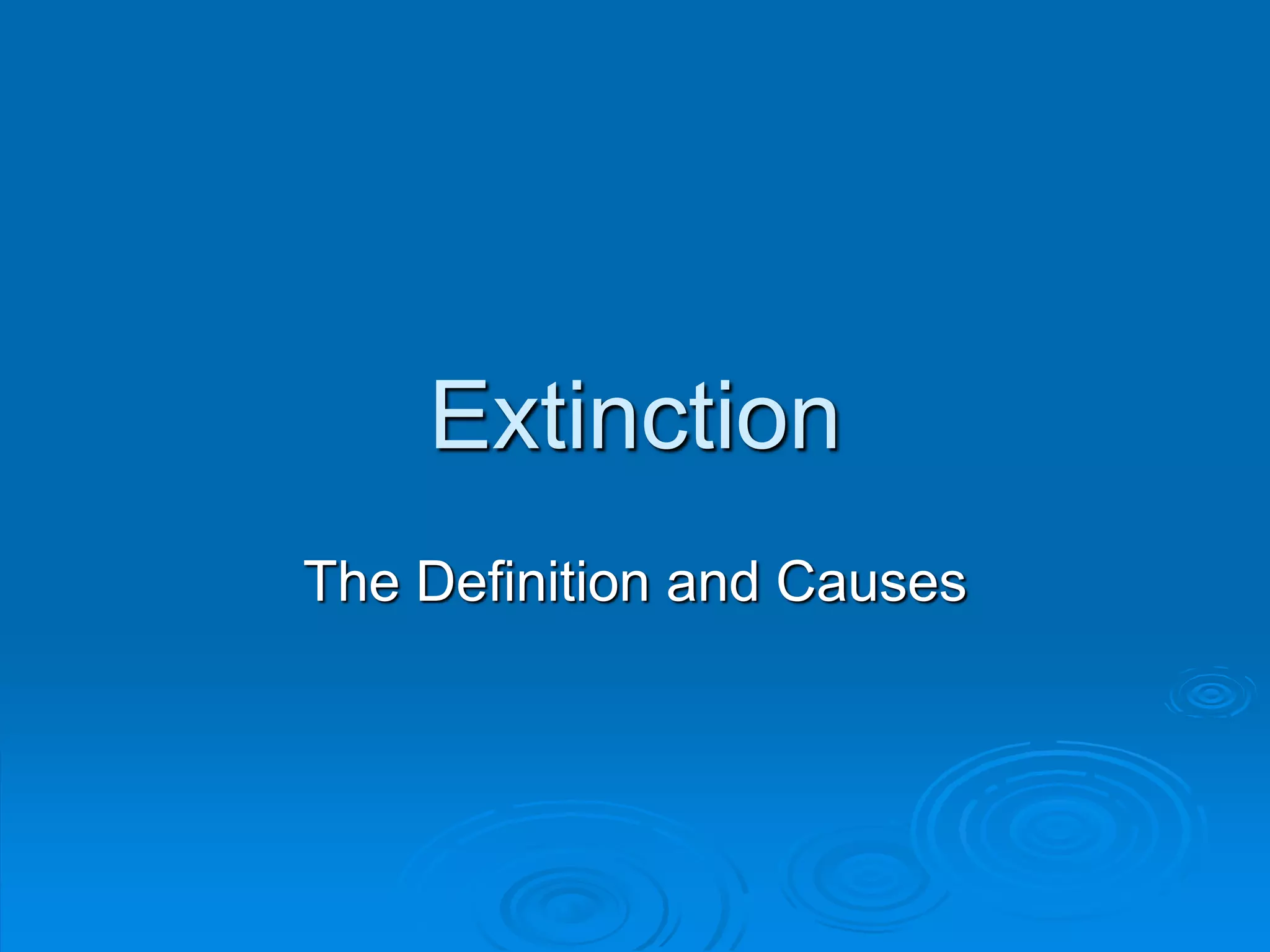 Extinction.ppt