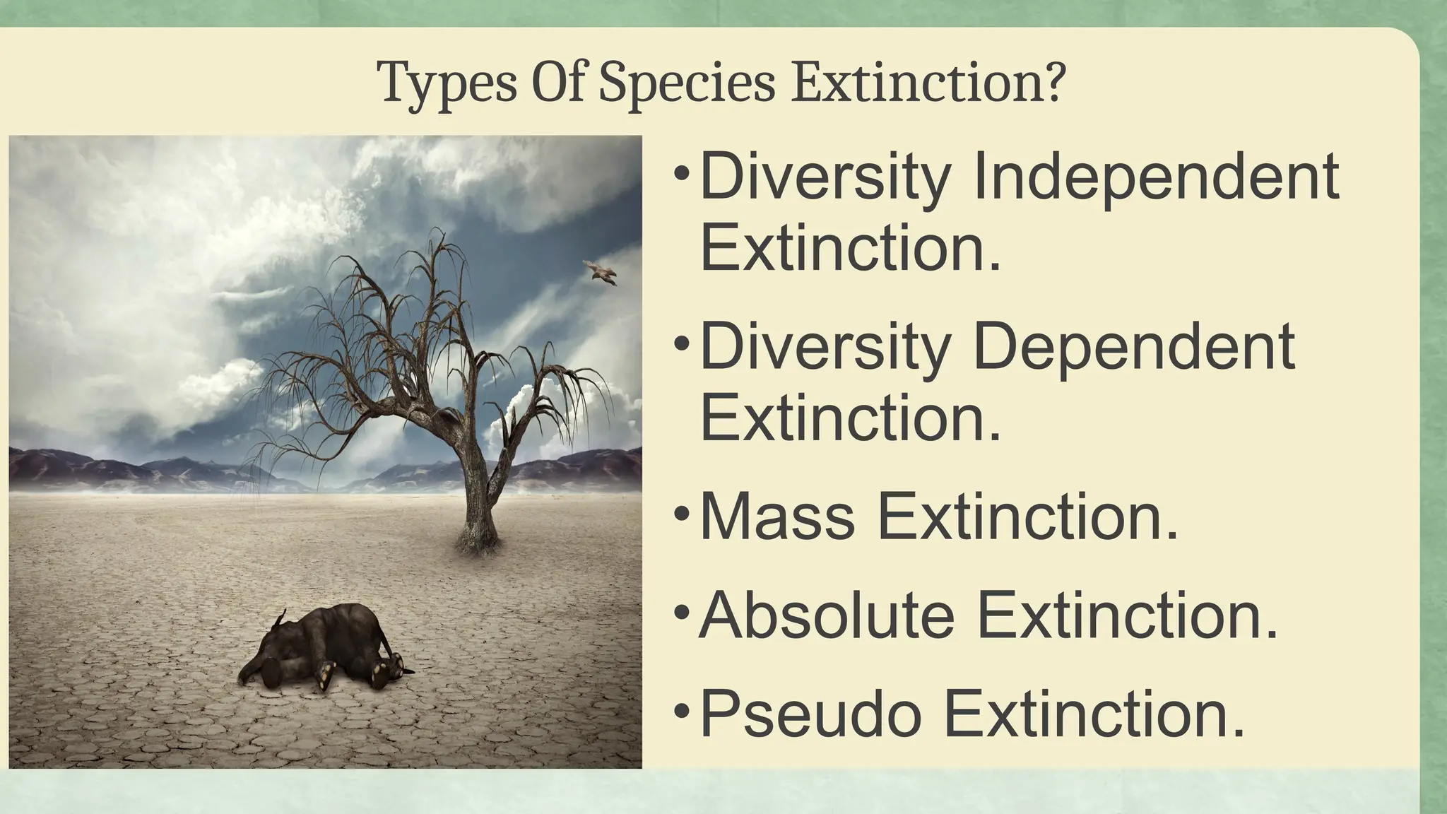 Science Grade 9 species extinction lesson | PPTX