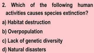 EXTINCTION FORMATIVE TEST.pptx