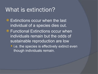 extinction of biodiversity and it's causes.pptx