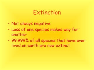 Extinction ppt student template | PPT