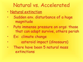 Extinction ppt student template | PPT