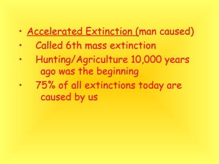 Extinction ppt student template | PPT