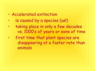 Extinction ppt student template | PPT