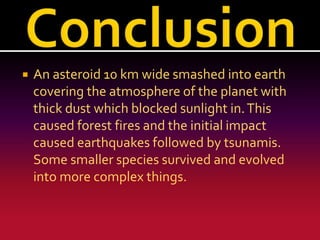 KT Extinction Theory (Asteroid) | PPTX
