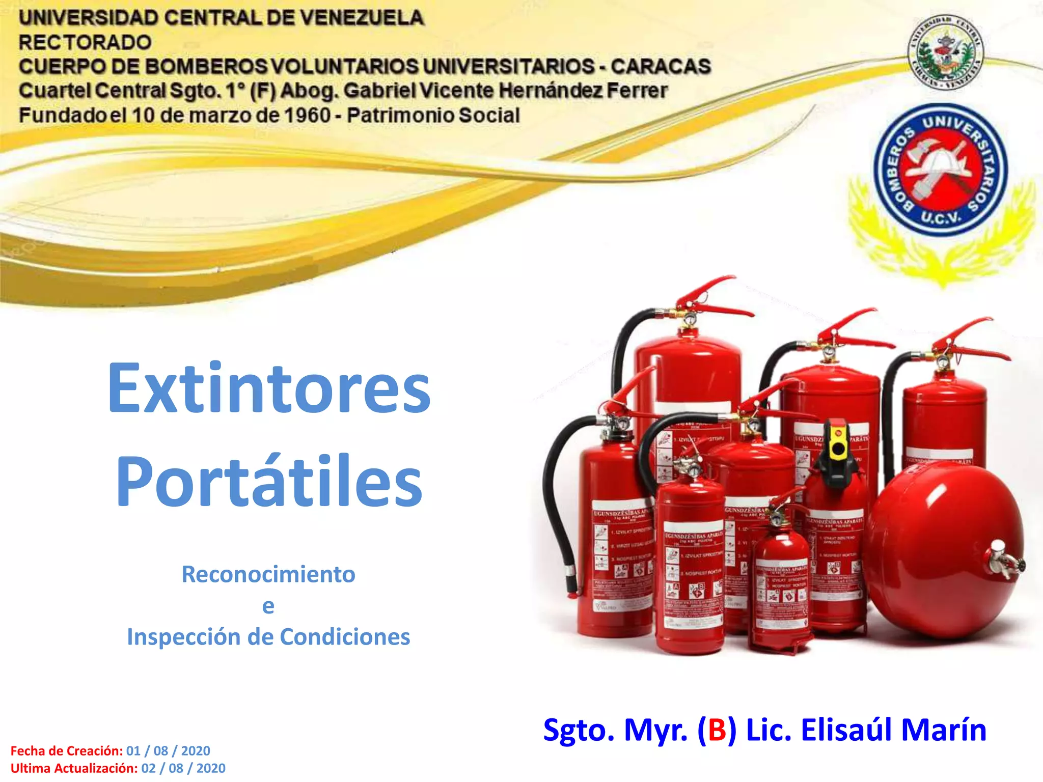Extintores Reconocimiento e Inspección | PPSX