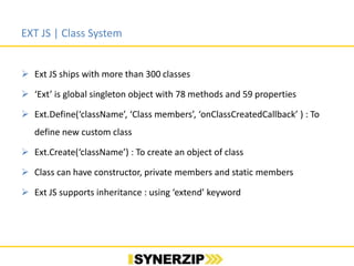 Introduction to ExtJS and its new features | PPTX