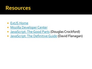 Extjs presentation | PPT