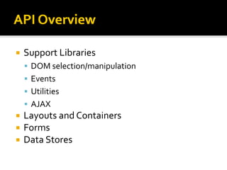 Extjs presentation | PPT