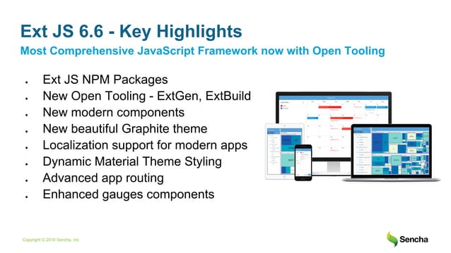 Ext JS 6.6 Highlights | PPT