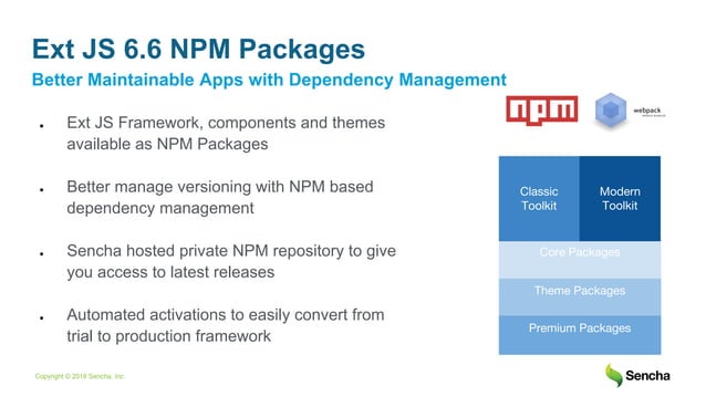 Ext JS 6.6 Highlights | PPT