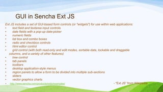 Implemeting Sencha Ext JS in Drupal | PPT